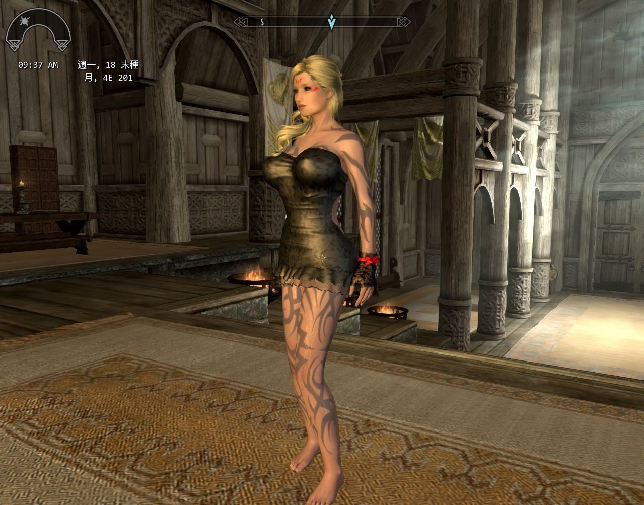 【BodySlide化】pinky连身短裙——CBBE-HDT下载_V1.0版本_上古卷轴5：天际 Mod下载-3DM MOD站