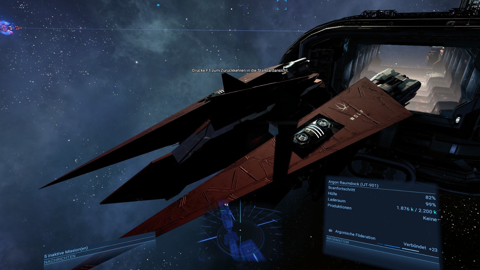 Split Wolf M3（飞船）下载_V1.3版本_X4：基石 Mod下载-3DM MOD站