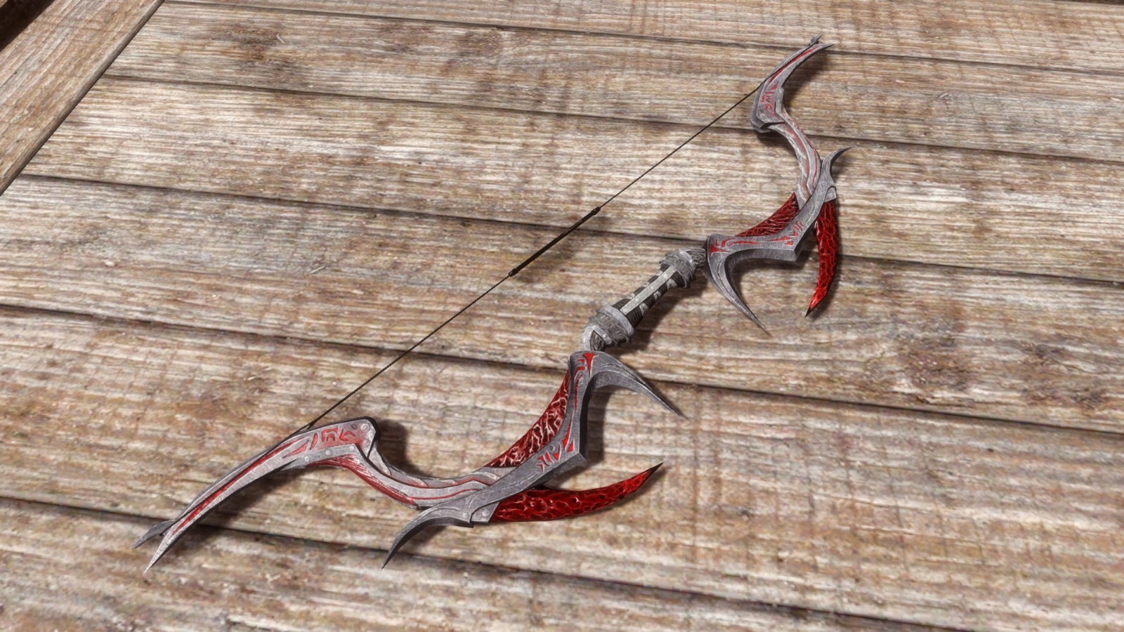 Bloody Daedric Bow Retexture下载_V1.0版本_上古卷轴5：天际 Mod下载-3DM MOD站