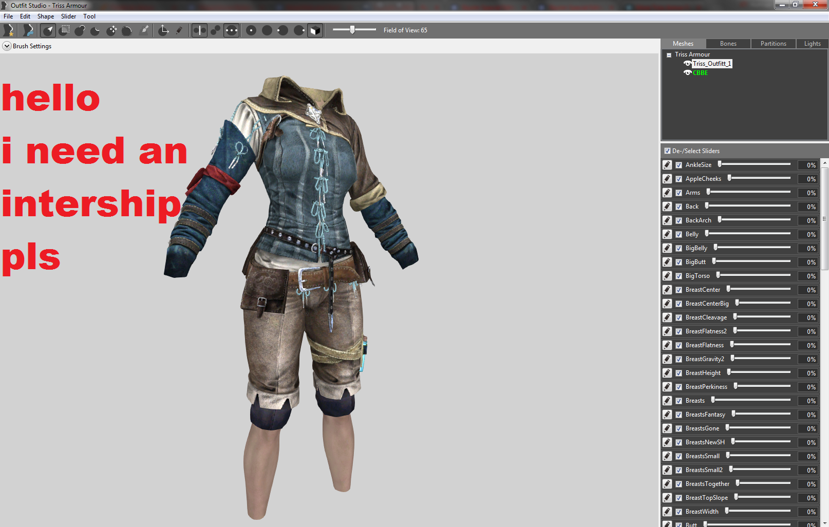 更多triss Armor Recolours Cbbe Bodyslide转换下载 V1 2版本 上古卷轴5：重置版 Mod下载 3dm Mod站