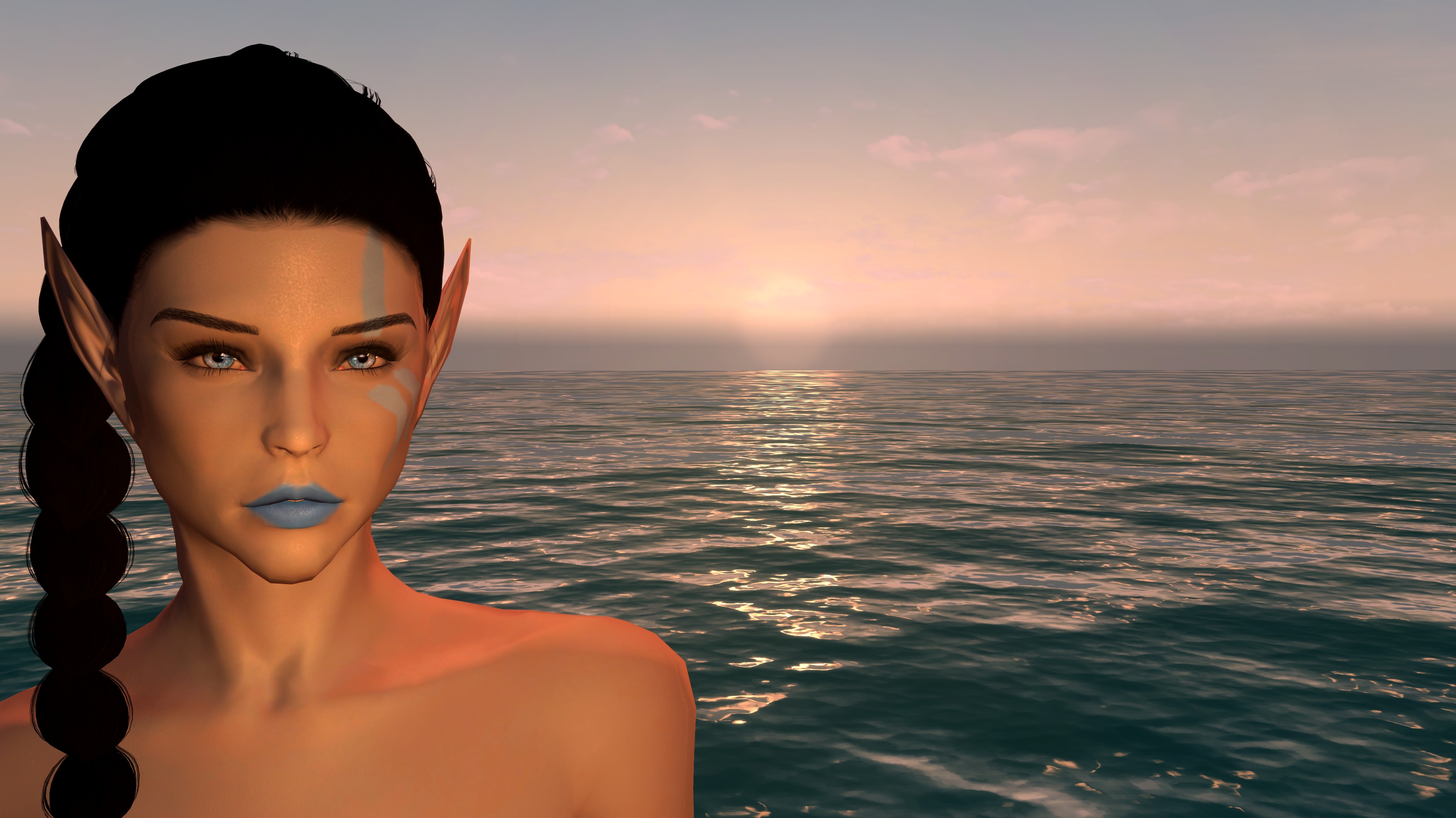 Gigi The Tattooed Elf 吉吉纹身的精灵下载_V1.0版本_上古卷轴5：天际 Mod下载-3DM MOD站