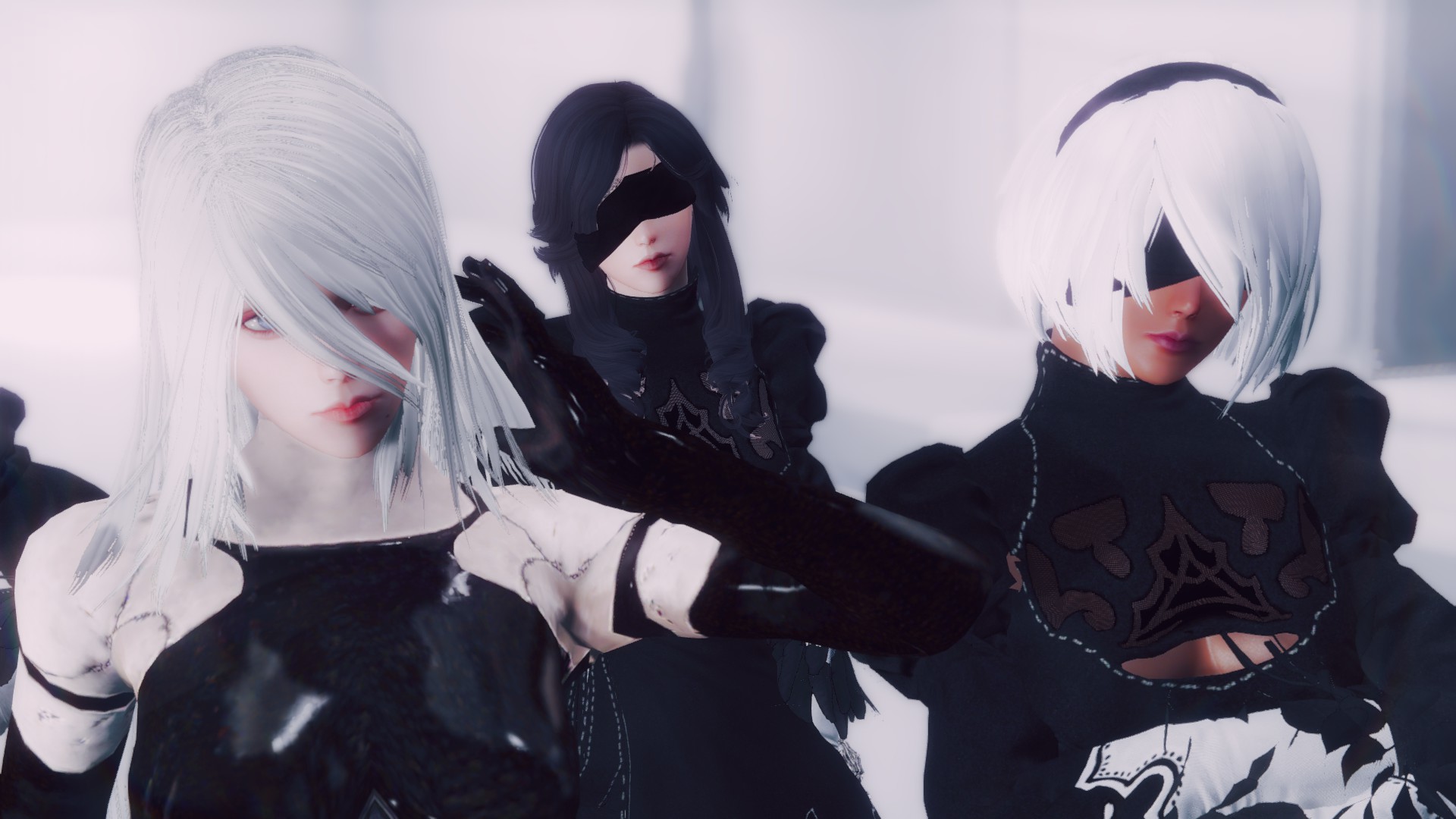 GK YoRHa随从-来自NieR Automata- 1.8下载_V1.8版本_上古卷轴5：天际 Mod下载-3DM MOD站