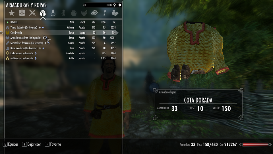 Golden Chainmail 金锁子甲下载_V1.0版本_上古卷轴5：天际 Mod下载-3DM MOD站