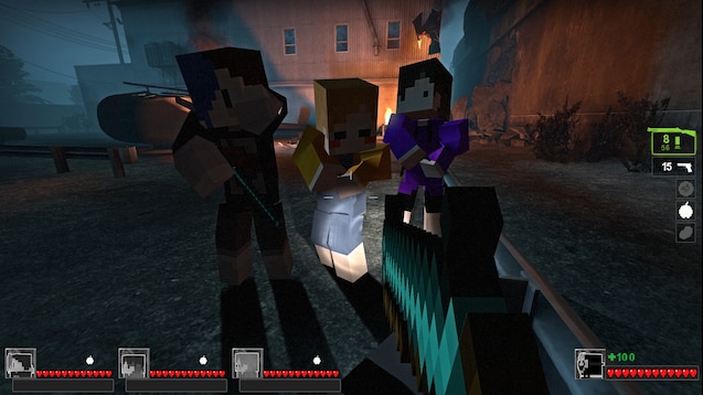 L4D2 Minecraft Fundura幸存者下载_V1.0版本_求生之路2 Mod下载-3DM MOD站