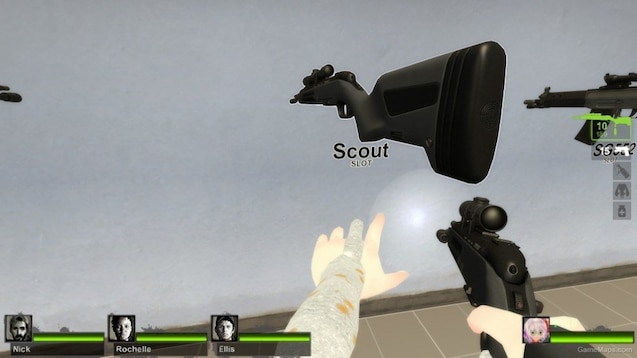 CSS隐藏的Steyr Scout改进的HQ模型+ HUD +脚本下载_V1.0版本_求生之路2 Mod下载-3DM MOD站