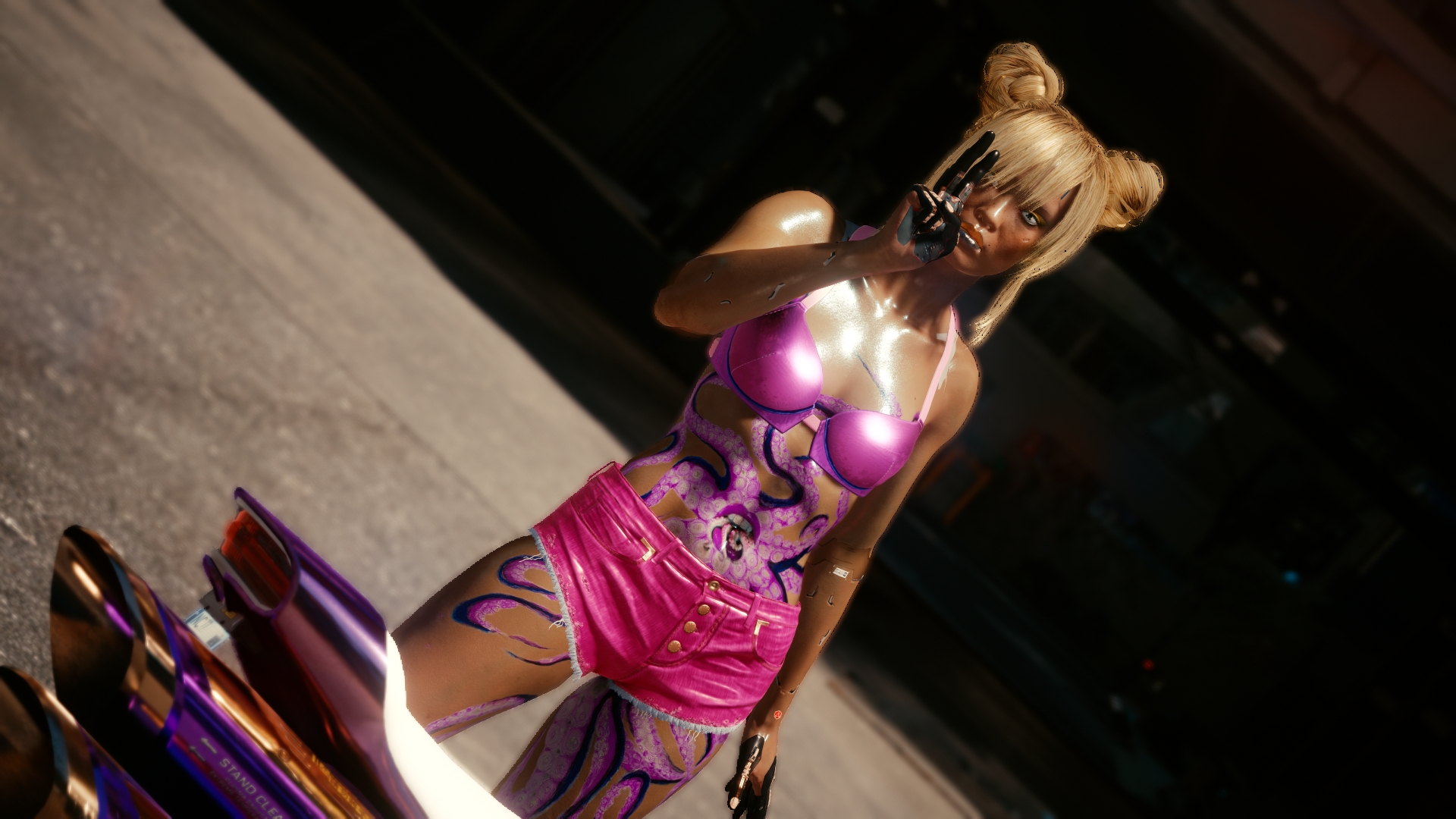 9 Arm H纹身4k下载-V3.1版本-赛博朋克2077 Mod下载-3DM MOD站