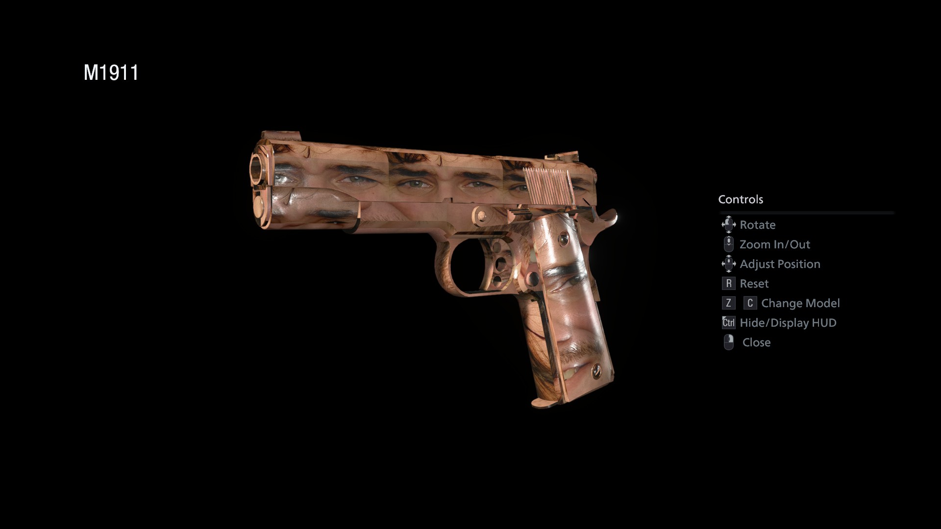 M1911 JG定制手枪（代替M1911）下载_V1.0版本_生化危机8：村庄 Mod下载-3DM MOD站