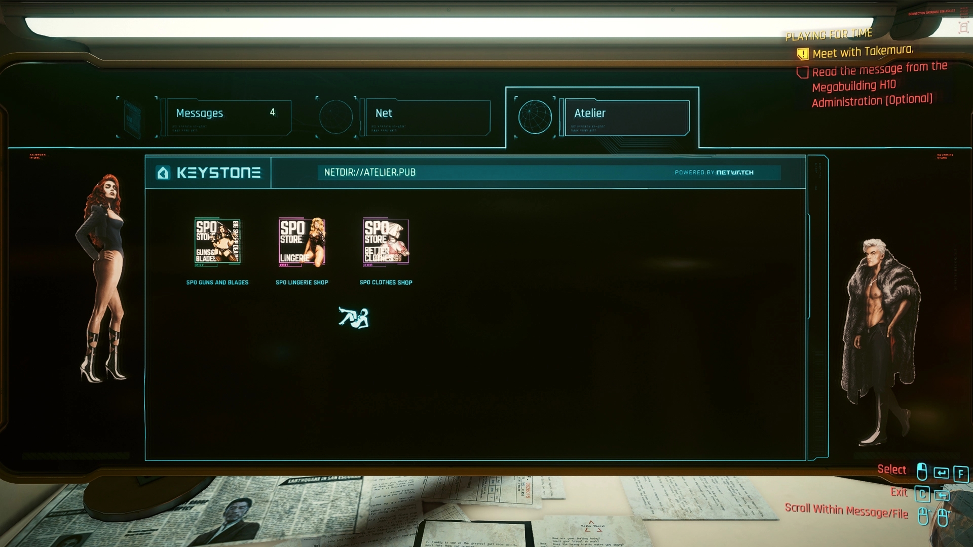 spawn0 - 服装和内衣商店与丝袜商店下载_V3.05版本_赛博朋克2077 Mod下载-3DM MOD站