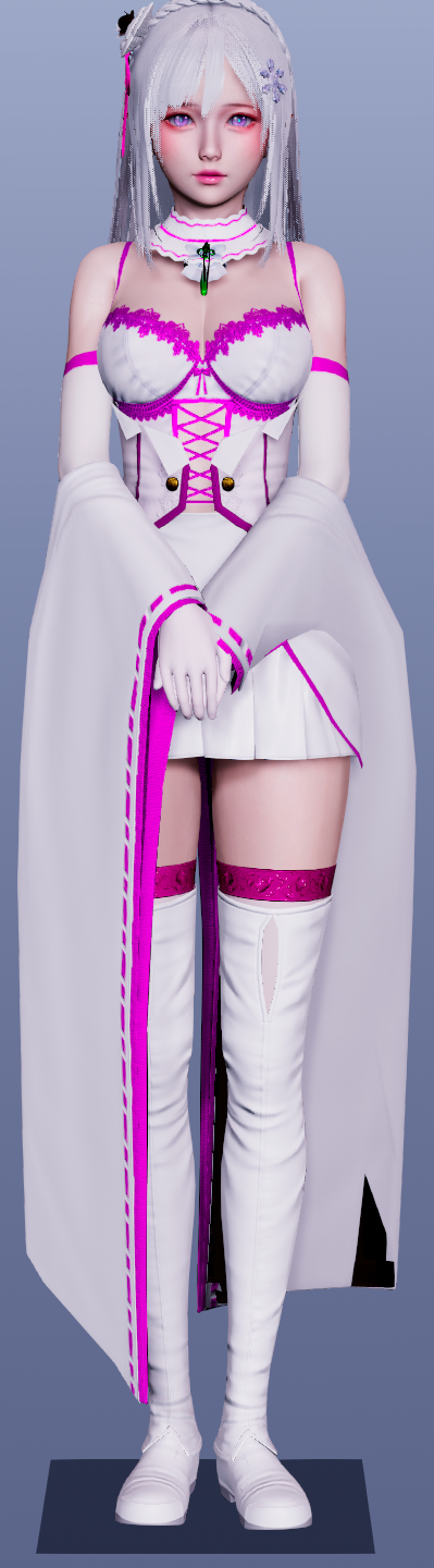 AI 少女 RE0系列-爱蜜莉雅人物卡 Mod V1.0 下载- 3DM Mod站