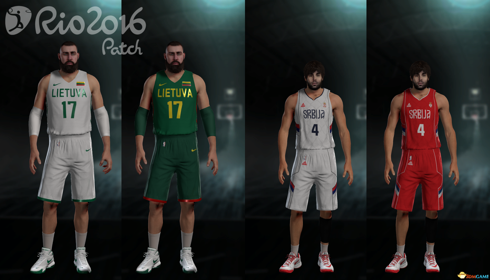 NBA2K16 NBA2K16 里约男篮MOD名单---Peaceman版 Mod 1.00 下载 | 3DM Mod站