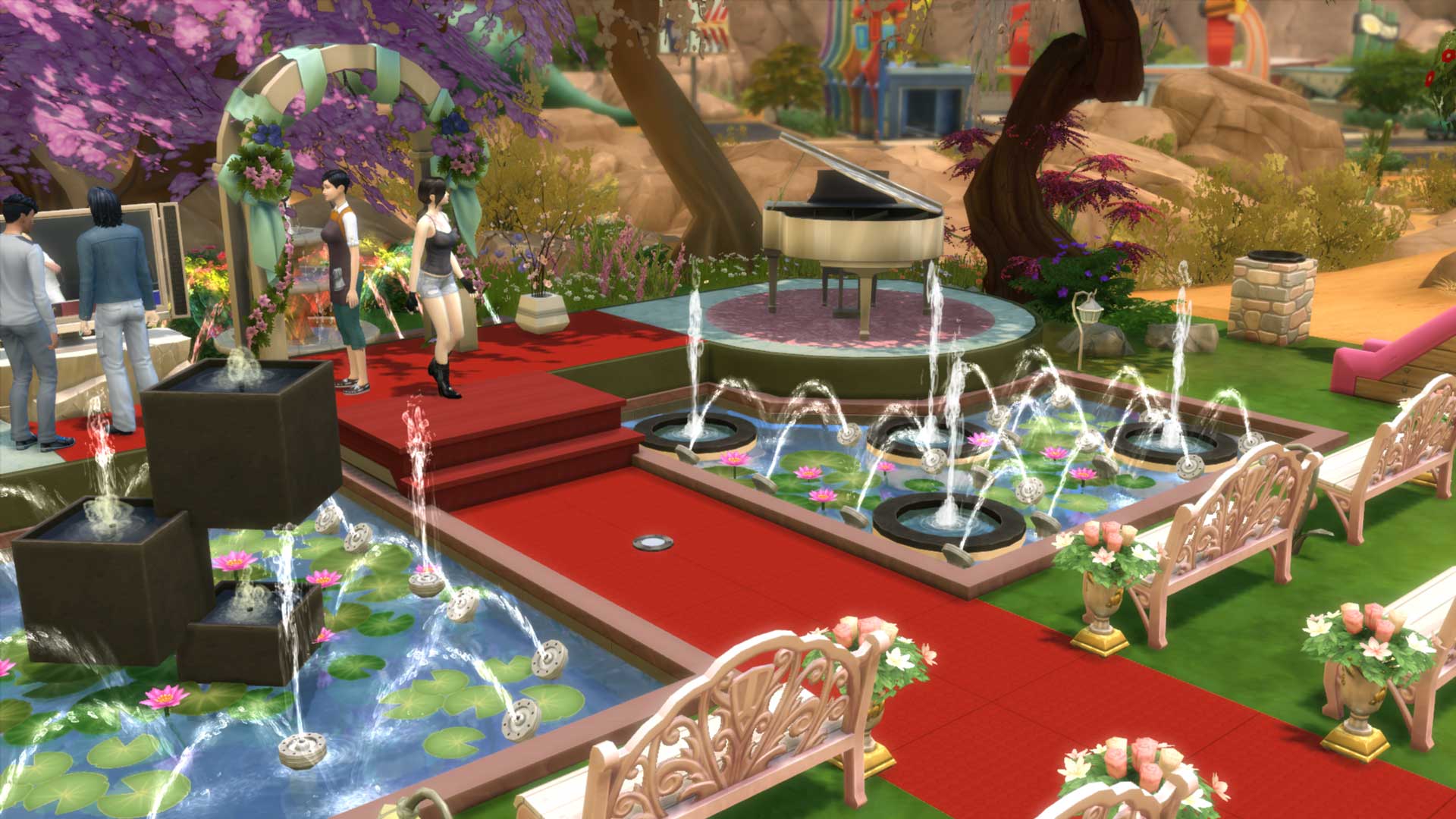 模拟人生4 模拟人生4 20X30婚礼公园建筑MOD Mod V 下载- 3DM Mod站