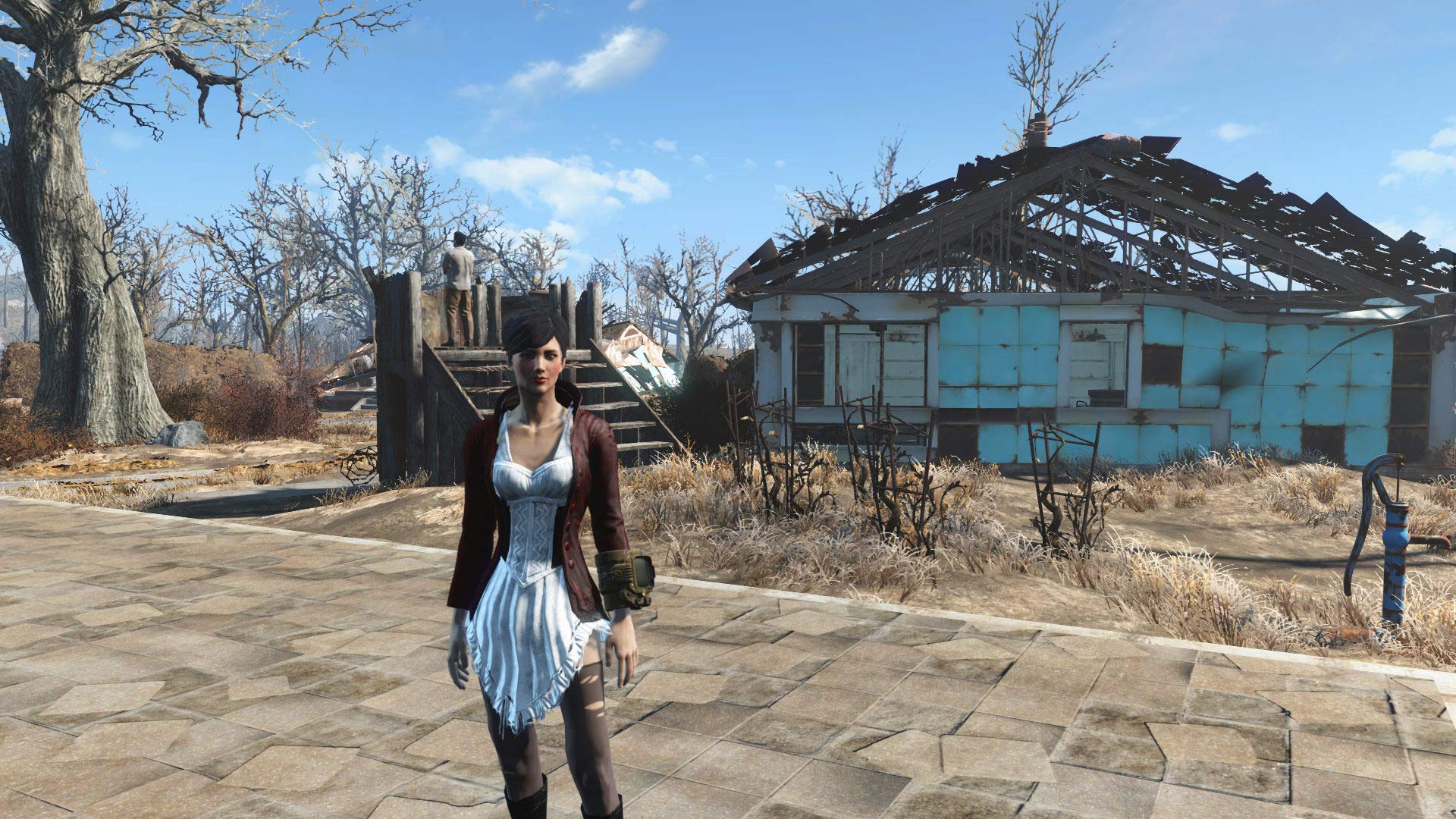 辐射4 辐射4 羽毛洋装替换为女仆装MOD Mod 下载 | 3DM Mod站