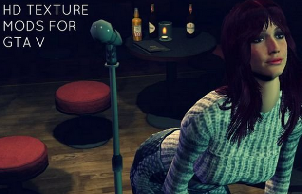 侠盗猎车手系列 侠盗猎车5 高清材质酒吧女招待MOD Mod 全版本 下载 | 3DM Mod站