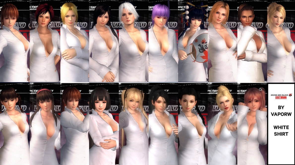 死或生5 死或生5：最后一战 都市OL白色开领衬衣MOD整合包 Mod 全版本 下载 | 3DM Mod站